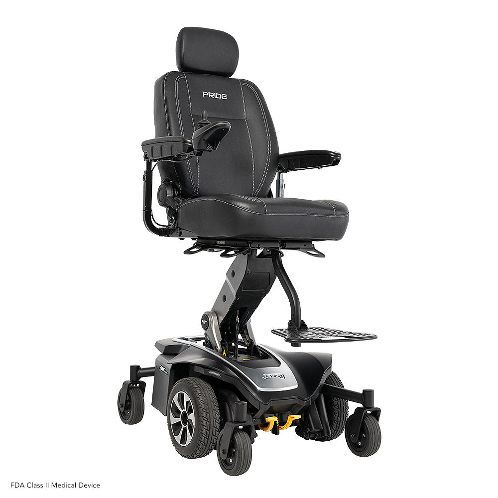 New Pride Mobility Jazzy Air MED Power Chair | 12 inch Seat Elevate ...