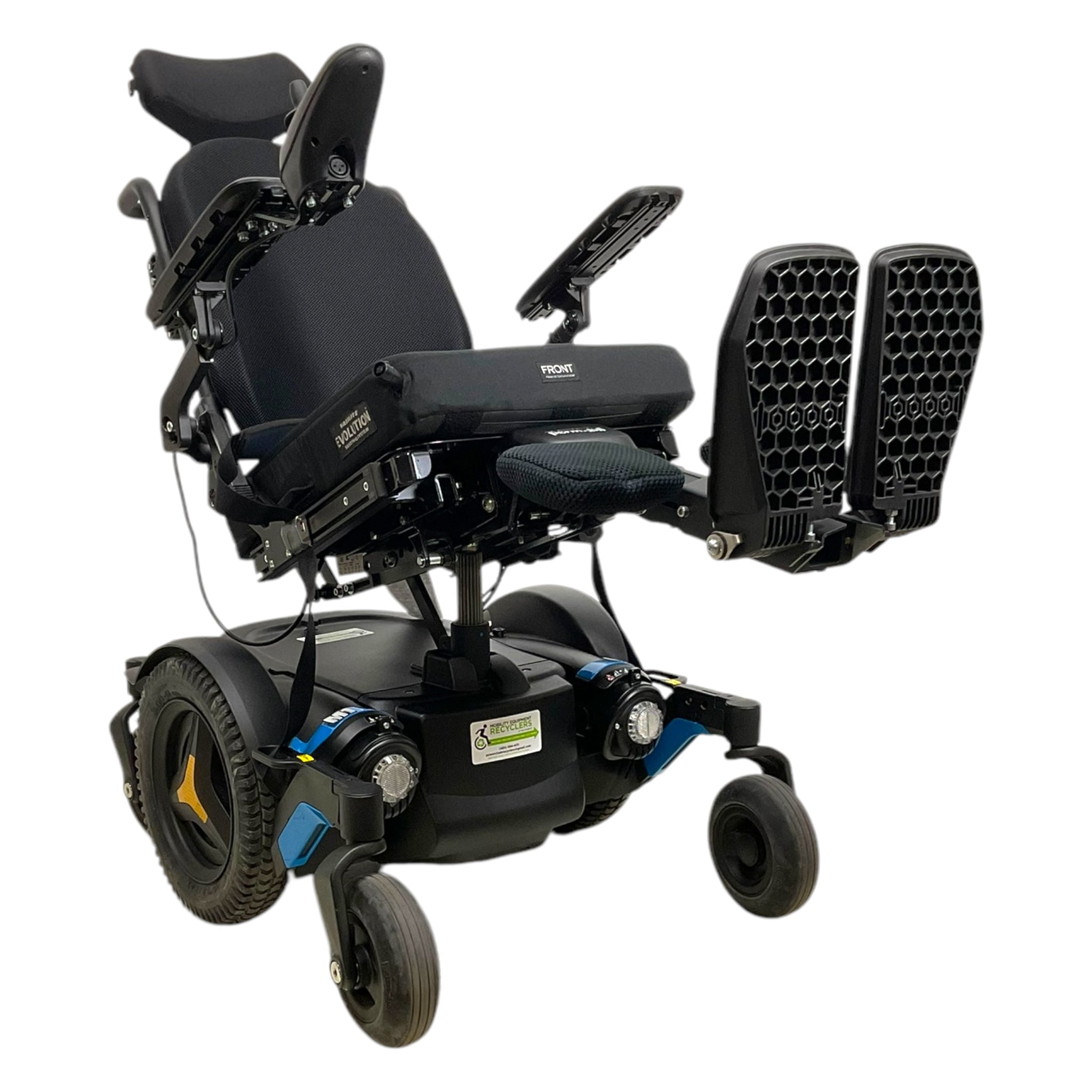Permobil M1 Rehab Power Wheelchair | Tilt & Power Legs | Roho Backrest ...