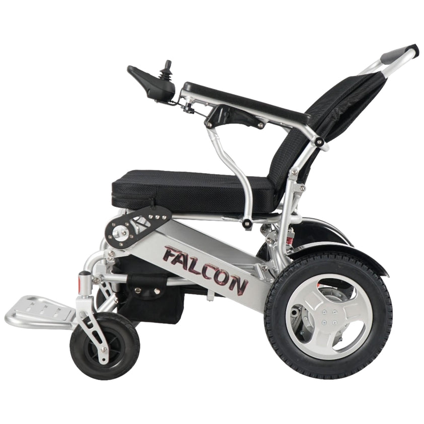 Falcon HD Portable Power Chair with Reclining Backrest | 19 x 17 inch ...