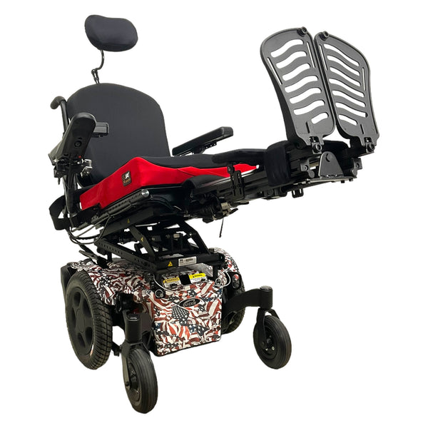 Sunrise Medical Quickie Pulse 6 Power Chair | American Flag Shroud ...
