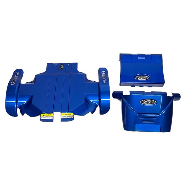 Blue 3-Piece Shroud Assembly for Quickie Pulse 6 Power Chairs ...