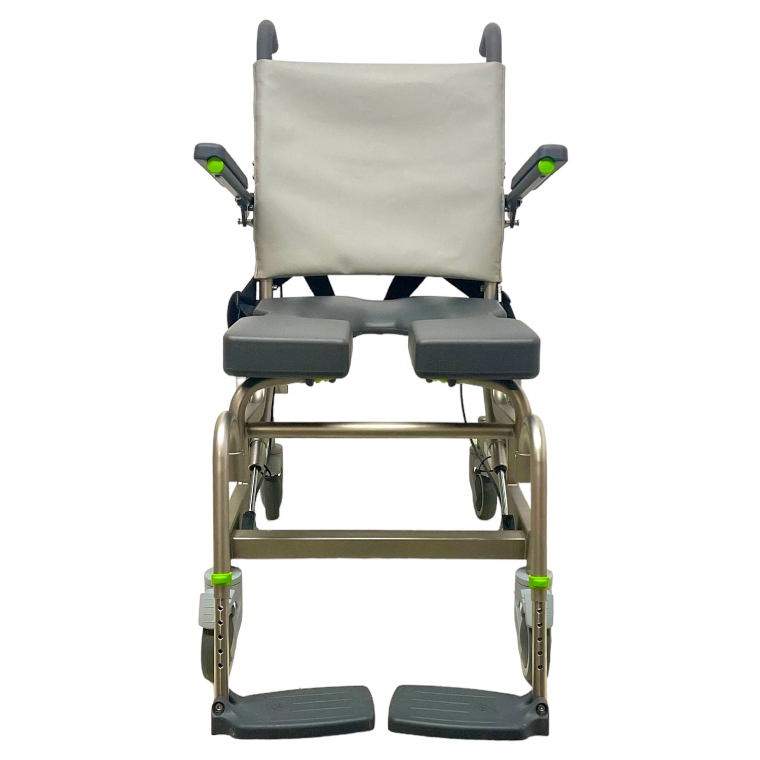Raz Designs RAZ-AT Roll-In Shower Chair | Attendant Tilt Capabilities ...