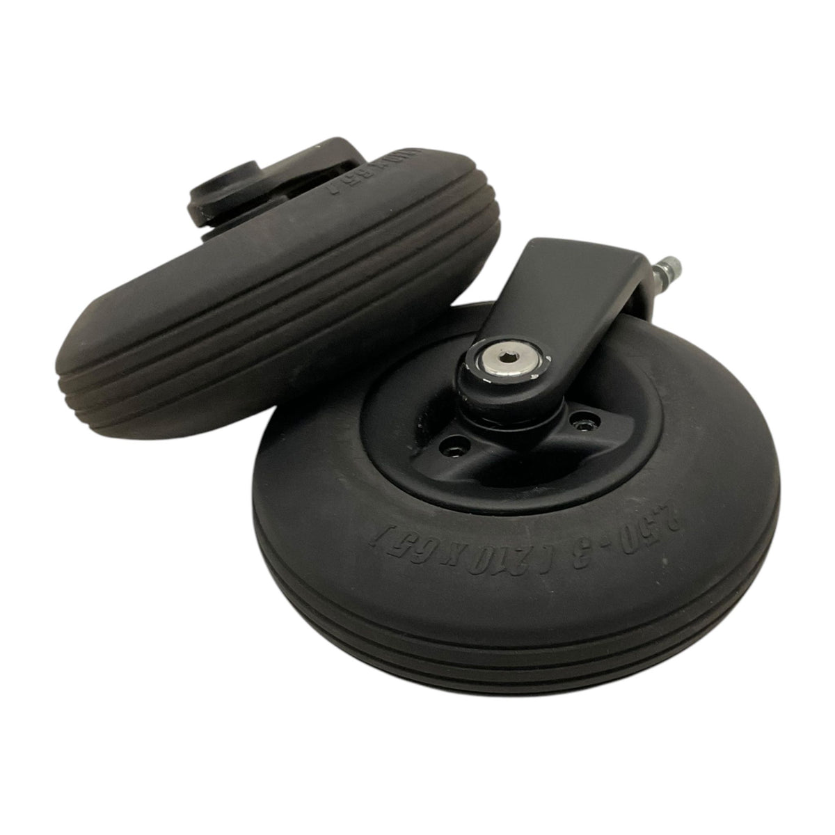 Set of 8 x 2.5 in Caster Wheels with Forks for Permobil F3 & F5 Power ...