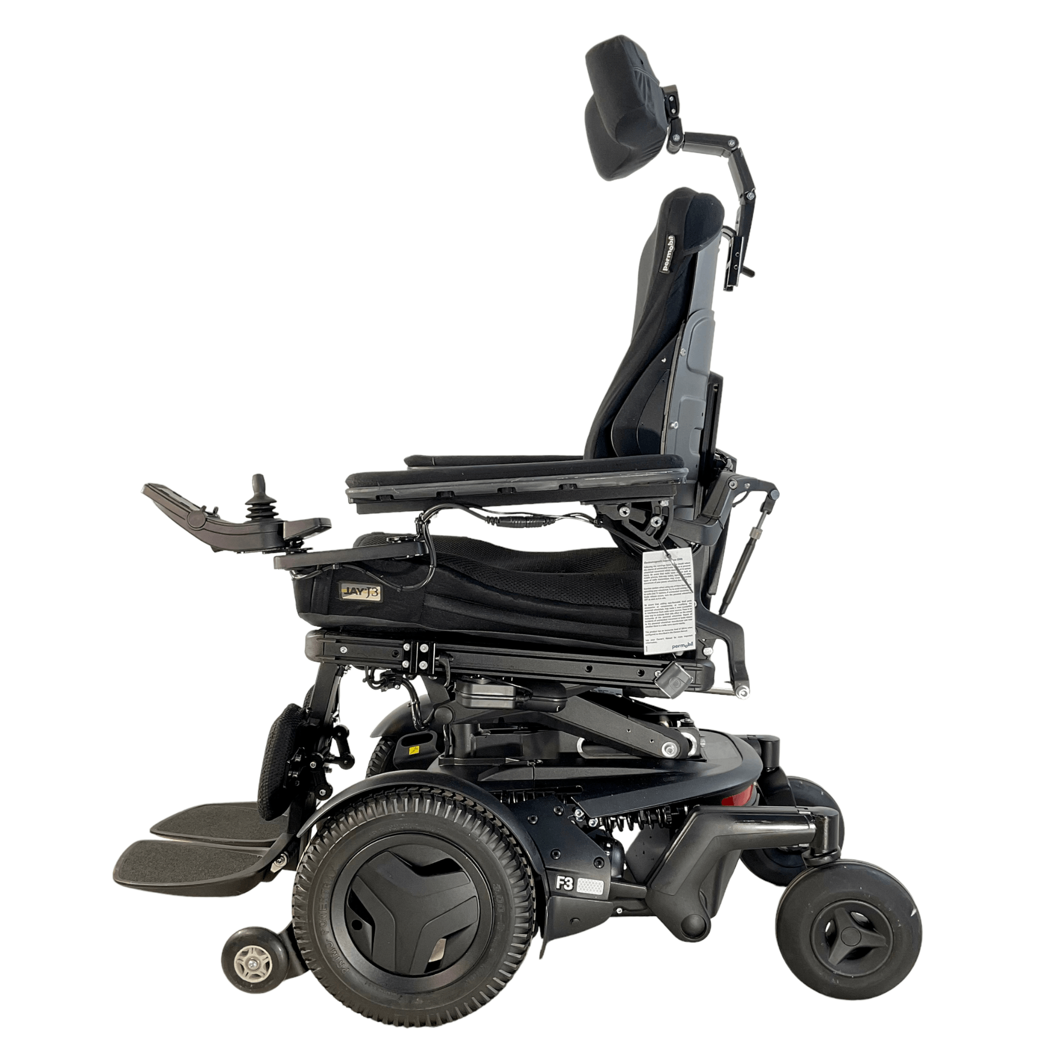 Permobil F3 Corpus Rehab Power Chair | 18" x 19" Seat | Seat Elevate, Tilt, Recline, Power Legs ...